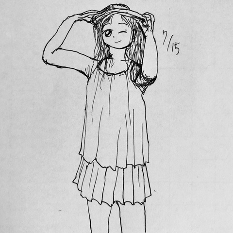 TINAMI - [イラスト]5分スケッチ 19/7/15